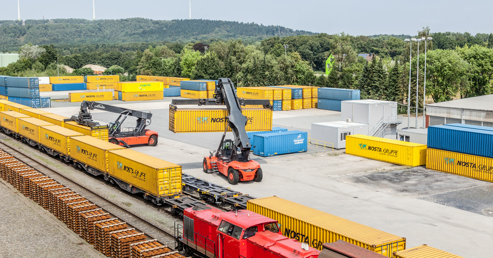 Advantages of rail freight transport | NOSTA Group